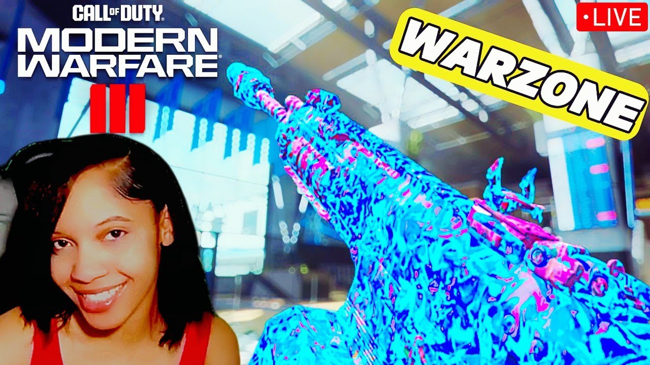 Watch Me Carry! Best Female COD Player! Warzone LIVE! Multiplayer LIVE ...