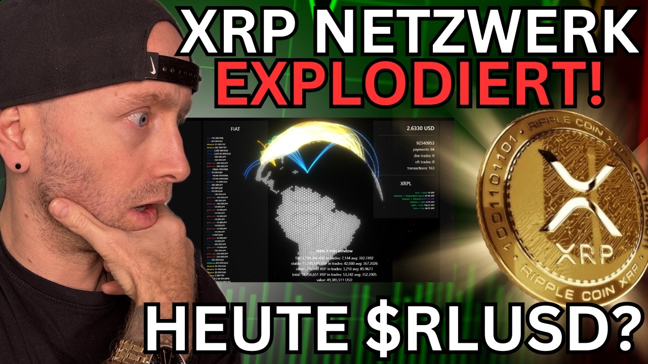 XRP NEWS:💥$RLUSD START HEUTE NEUES ATH HEUTE?💥22,000 Neue Wallets Tron Crypto Explodiert💥90%🚀 ...