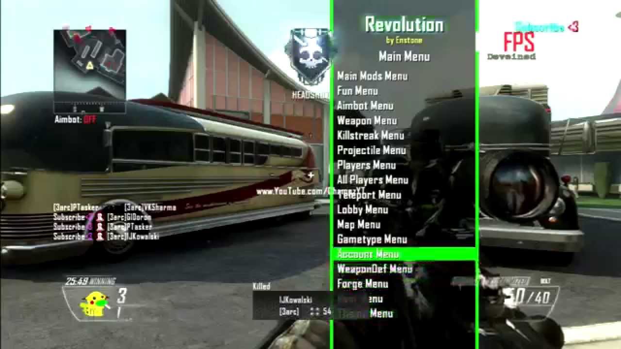 [1.19 / BO2] Mod Menu Revolution All Clients By: Enstone | Hosted By ...