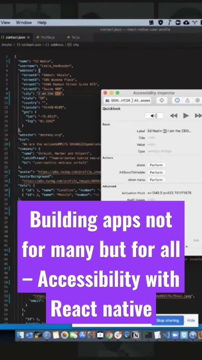 Building apps not for many but for all – Accessibility with React native - YouTube