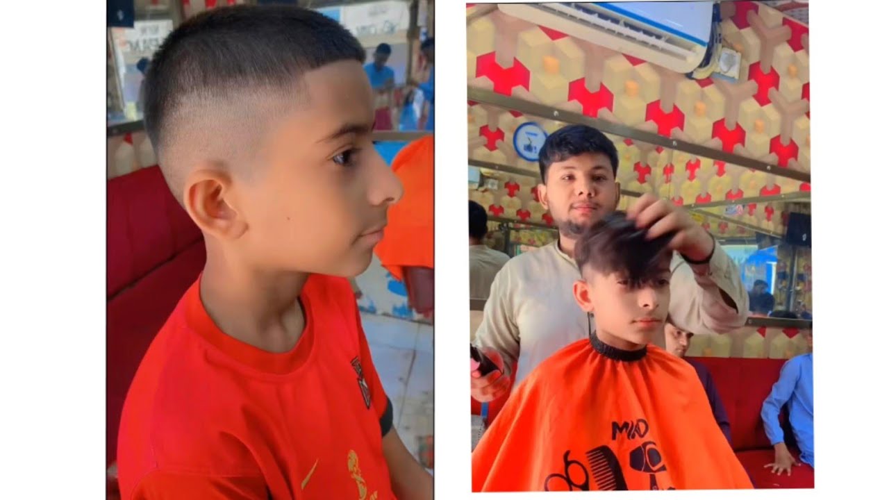 Bus cut med fad hair cut ️ 👈 - YouTube