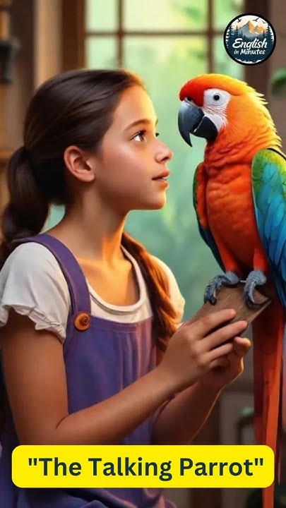 The Talking Parrot – English Listening Practice - YouTube