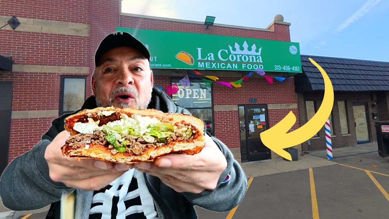 A SLEEPER In Metro Detroit's Taco Game!-La Corona - YouTube