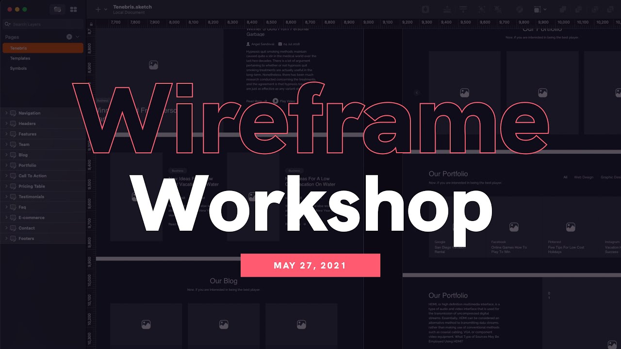 Getting Started with Wireframes Pt.1 🔴 Live Online Workshop - YouTube