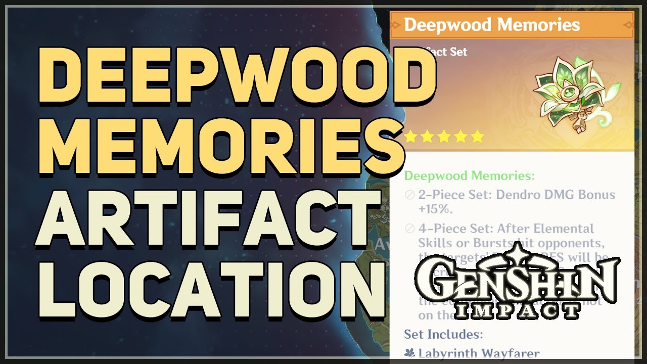 Deepwood Memories Location Genshin Impact - YouTube