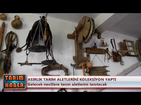 Asırlık tarım aletlerini koleksiyon yaptı