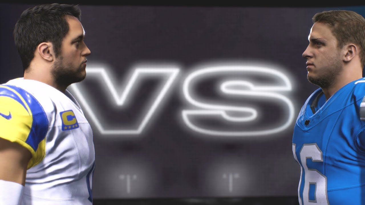 Madden NFL 25 - Los Angeles Rams Vs Detroit Lions PS5 Week 1 (Madden 22 ...