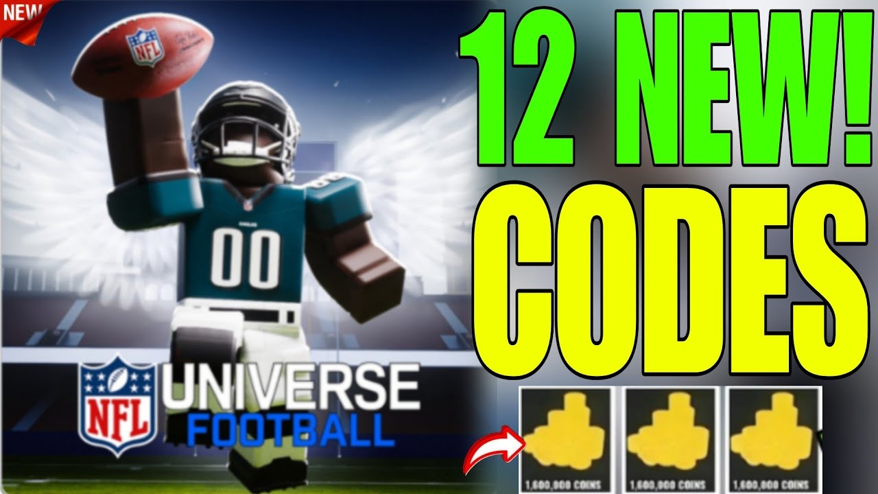 ⚠️NEW UPDATE⚡CODES!!⚠️ALL WORKING NFL UNIVERSE FOOTBALL CODES 2025 ...
