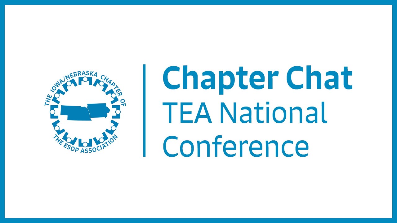 Iowa / Nebraska Chapter Chat | Episode2: TEA National Conference - YouTube