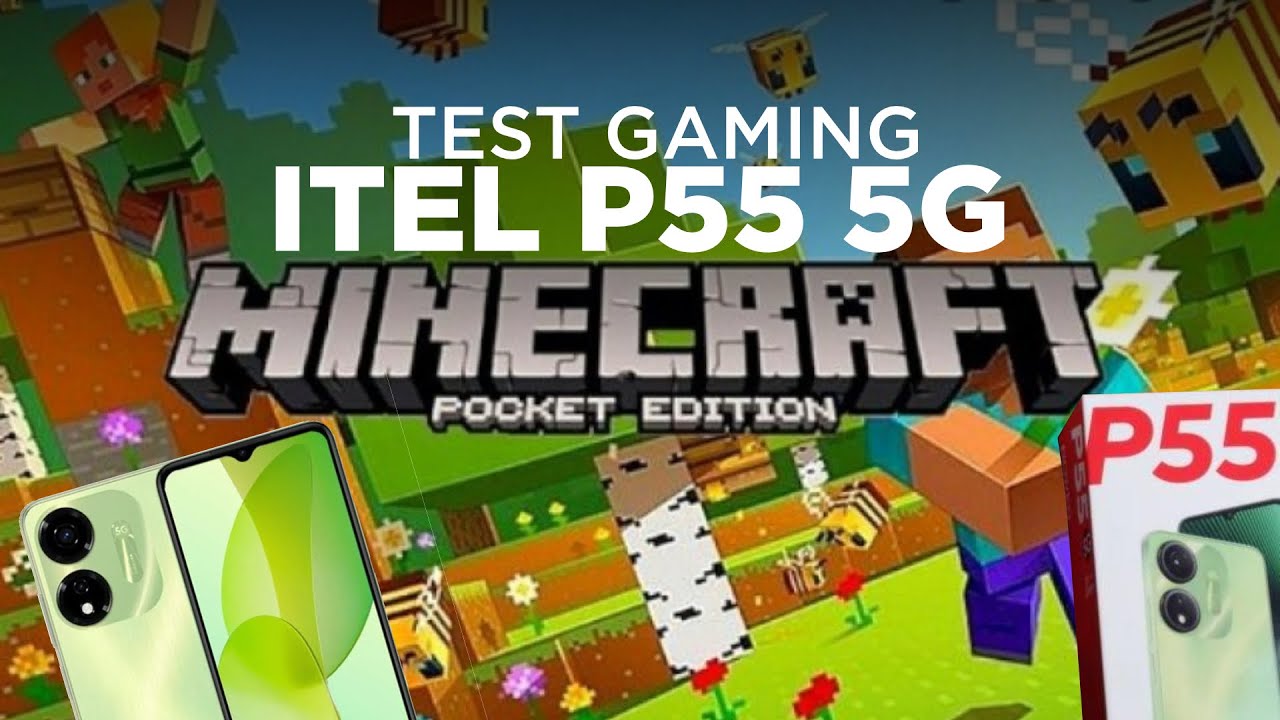 Uji Coba Main Minecraft di Android Itel P55 5G - Apakah Lancar ...