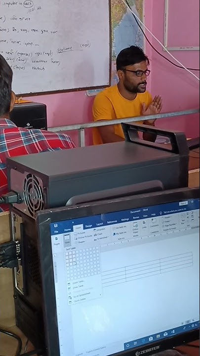 Insert Table Ms Word Mera Tuition Vikas Mukherjee Computer Meratuition Msword Youtube