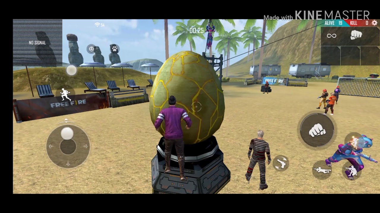 Exclusive Jump in Free Fire Game with RZ - YouTube