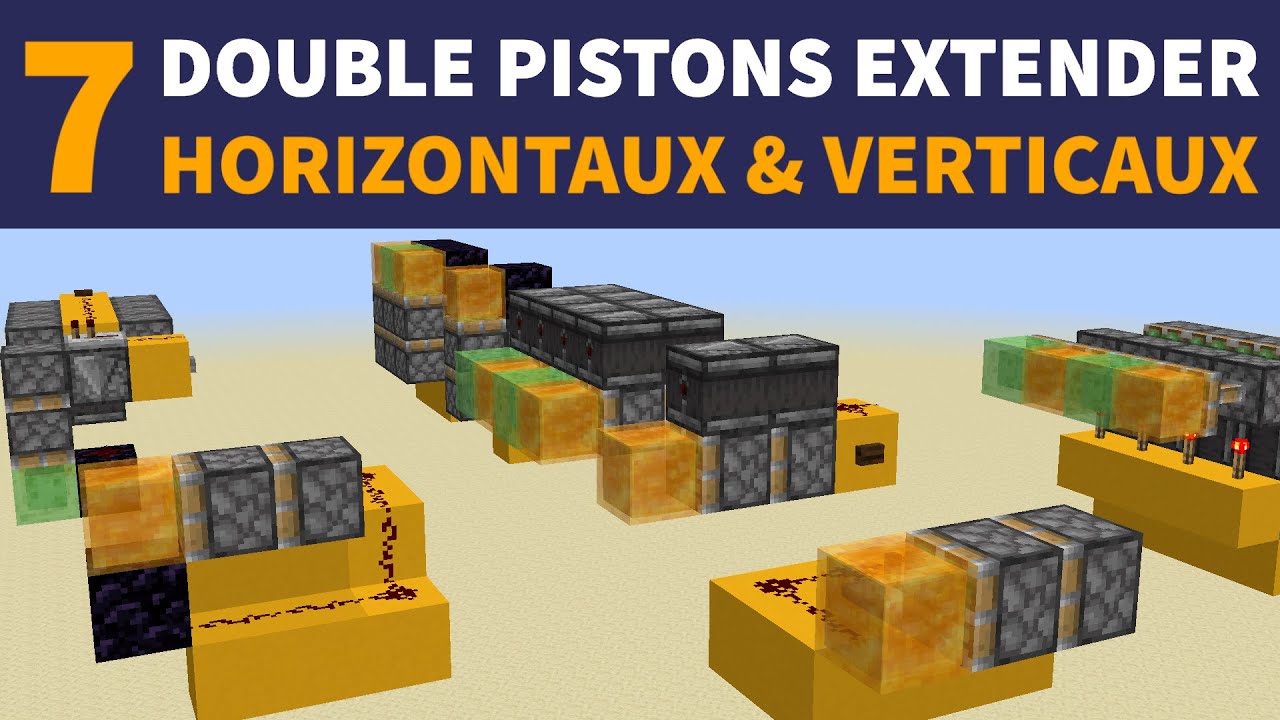 7 Modèles de Double Pistons Extenders Horizontaux, Verticaux et ...
