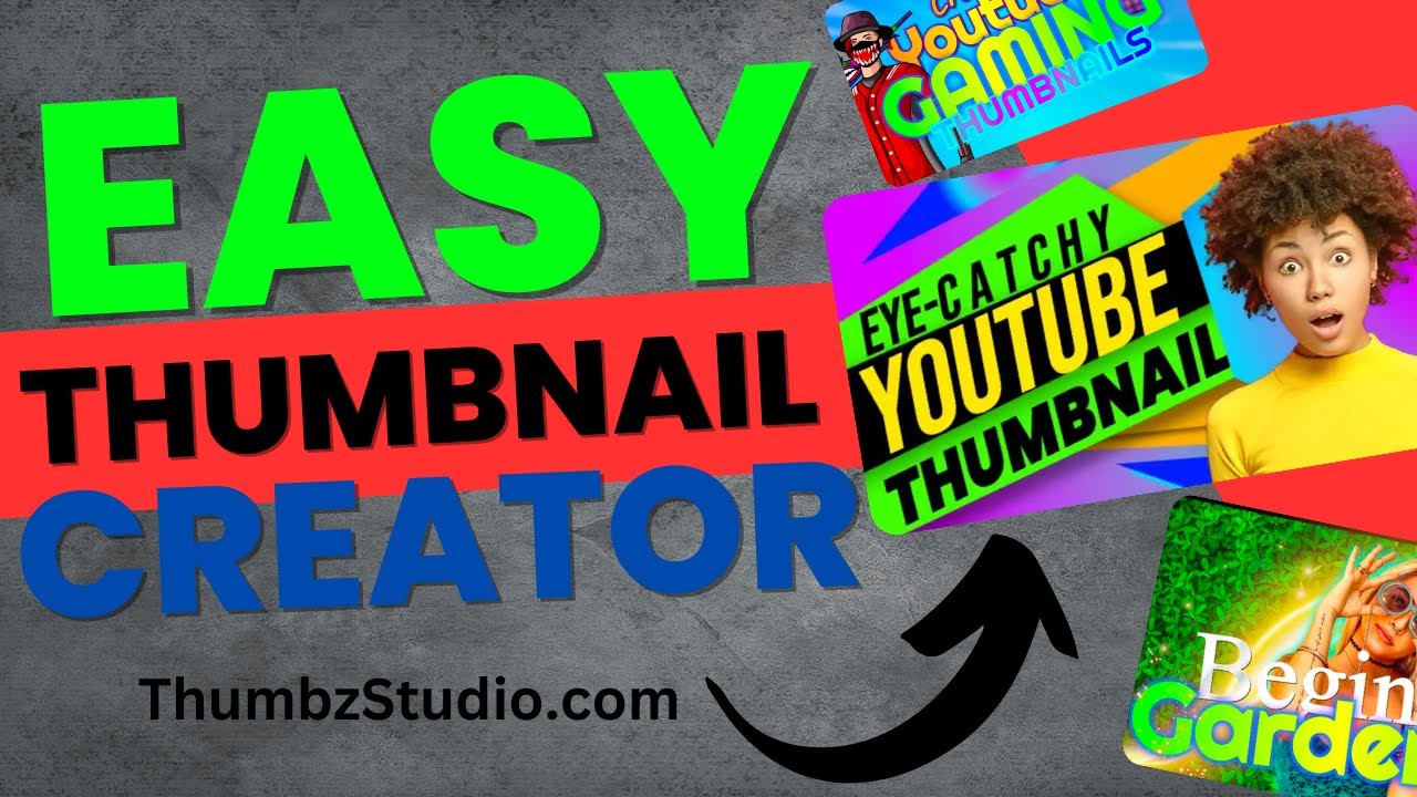 Easy Eye-Catchy YouTube Thumbnail Creator Tool for YouTube Thumbnails ...