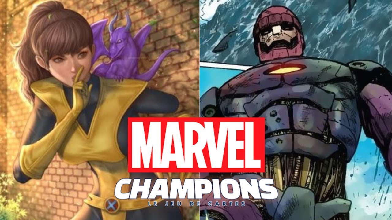 Marvel champions: Shadowcat préconstruit vs sentinelle (I,II) - YouTube