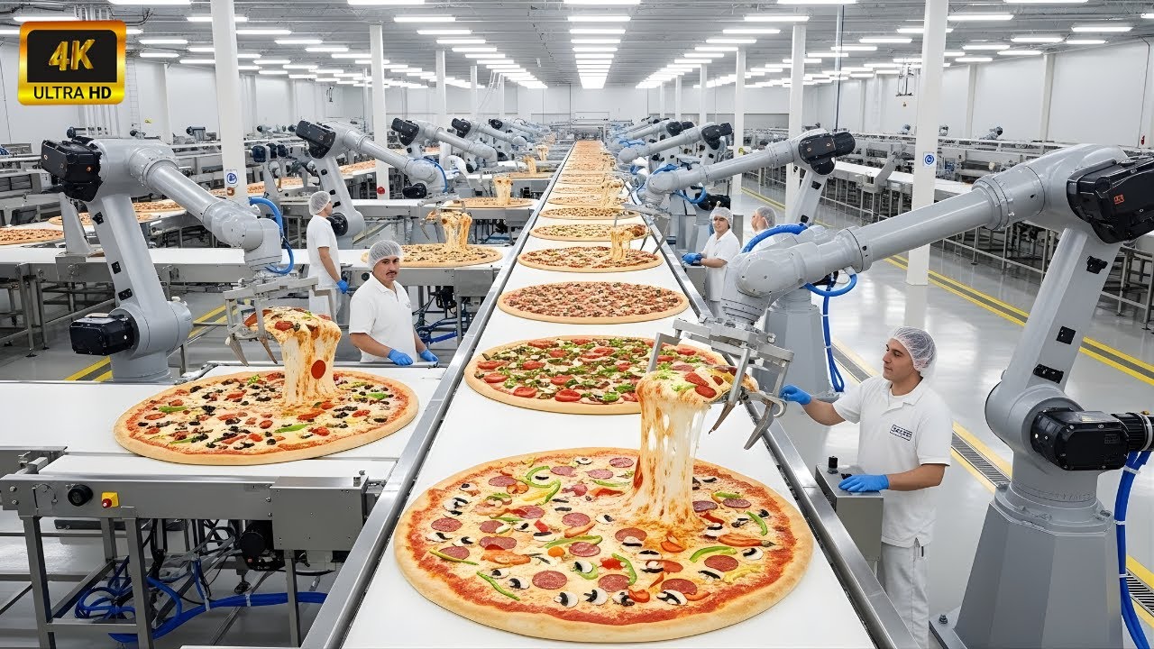 Factory Secrets: How Frozen Pizzas Are Made from Scratch to Ship (Full ...