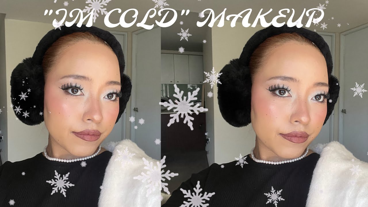 Trying The “I’m Cold” Makeup Look ️ #wintermakeuptutorial # ...