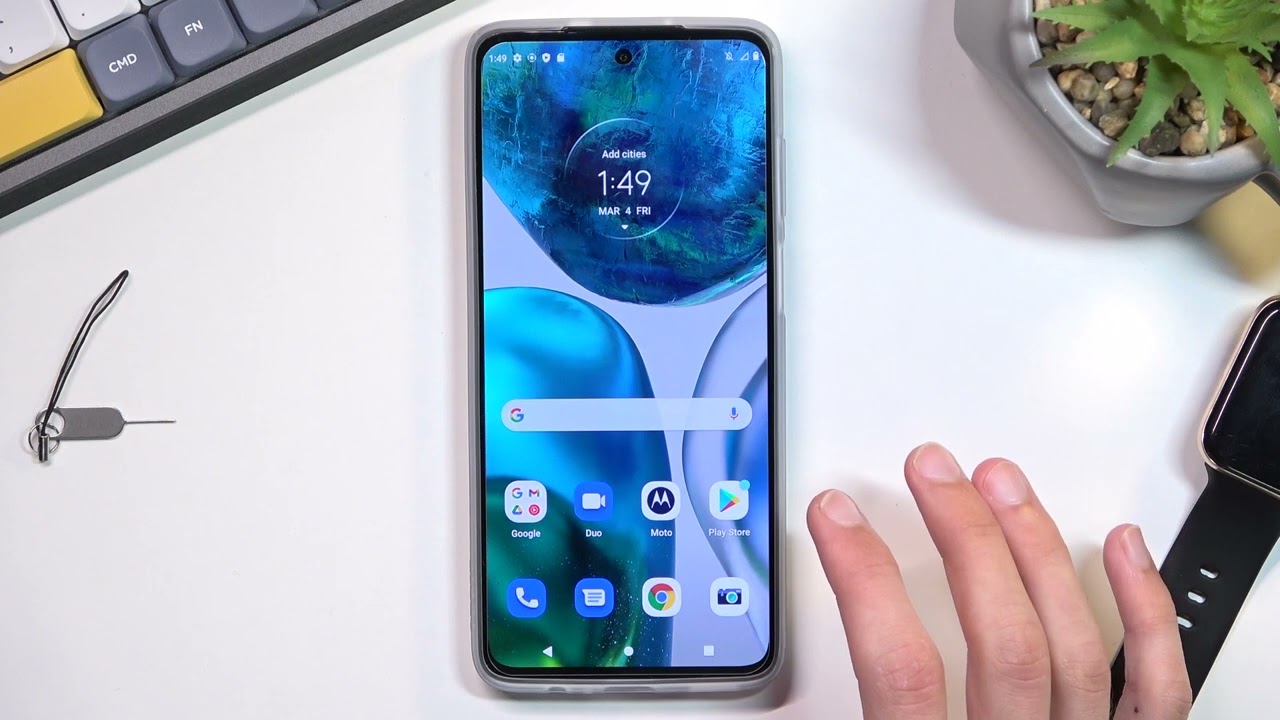 How to Record Screen in MOTOROLA Moto G52 – Activate Screen Recorder ...