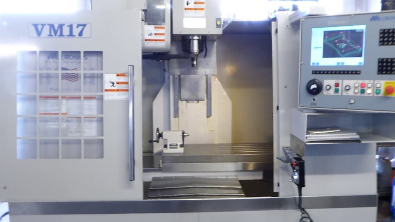 MILLTRONICS VM17 PREMIER SERIES CNC MILLING MACHINE - YouTube