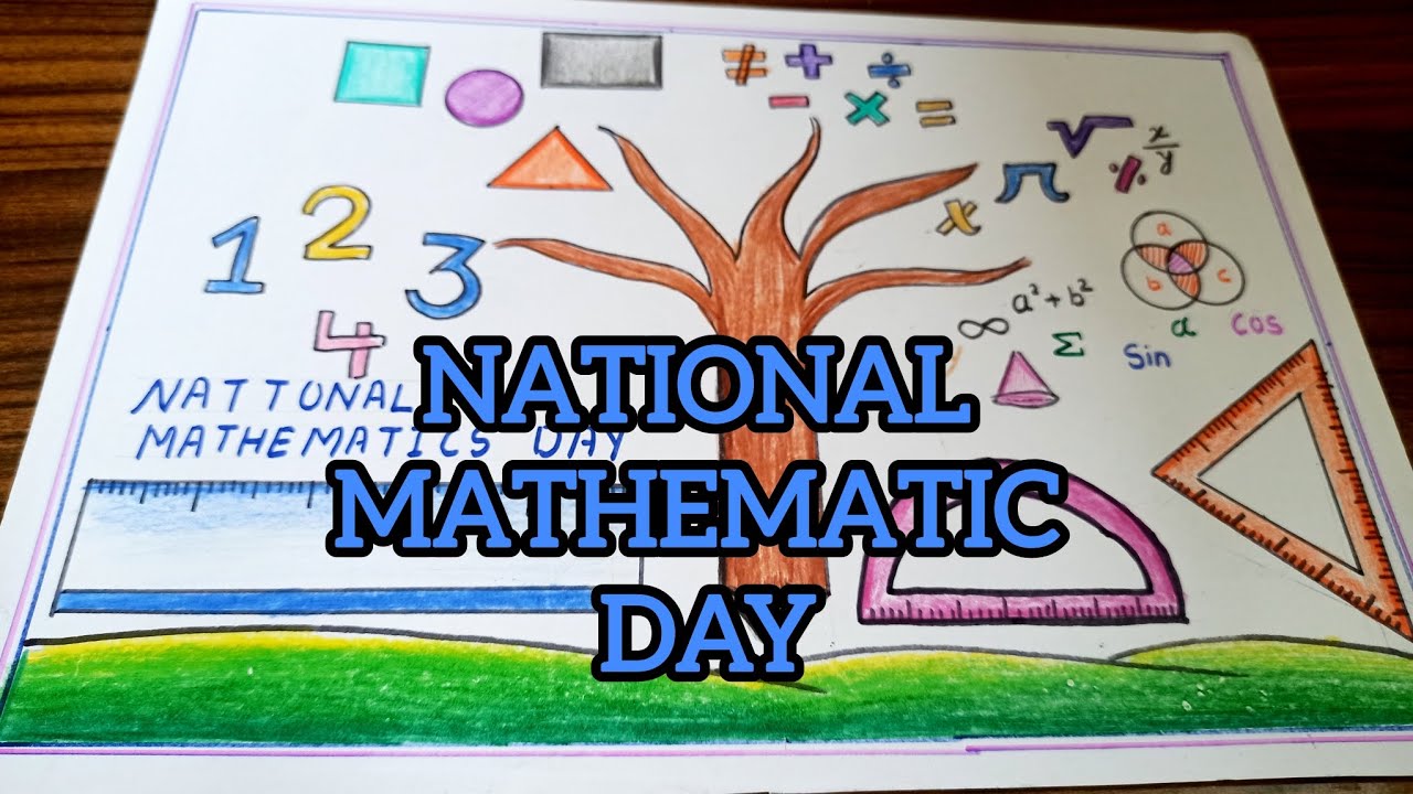 National Mathematic Day poster drawing/National Mathematic Day 22 nd ...