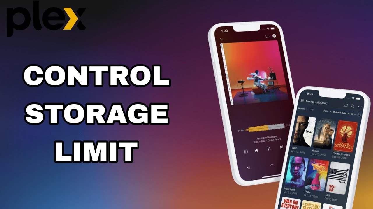 How To Control Storage Limit On Plex App - YouTube