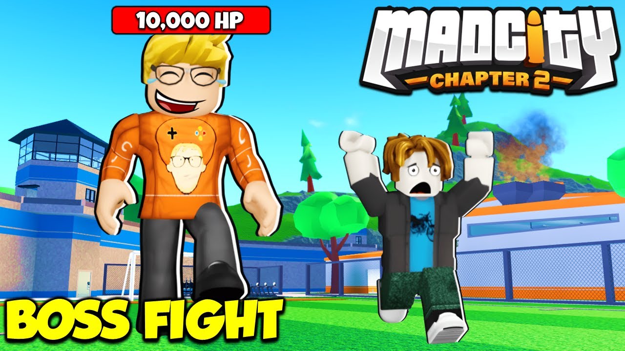 1,000 ROBUX BOSS FIGHT In Mad City Chapter 2! (ROBLOX) - YouTube