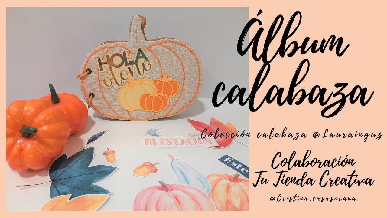 Álbum calabaza portada cosida. colección de @Laurainguz (colaboración ...