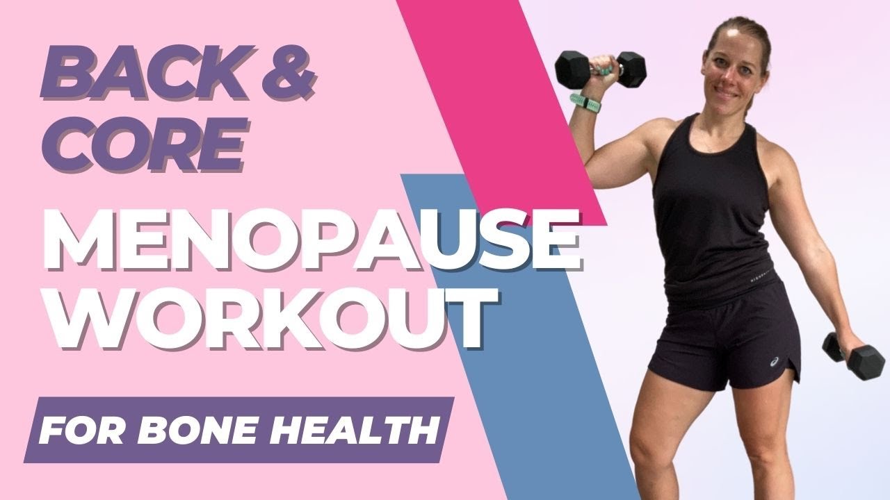 Back & Core Workout for Menopause and Bone Health - YouTube