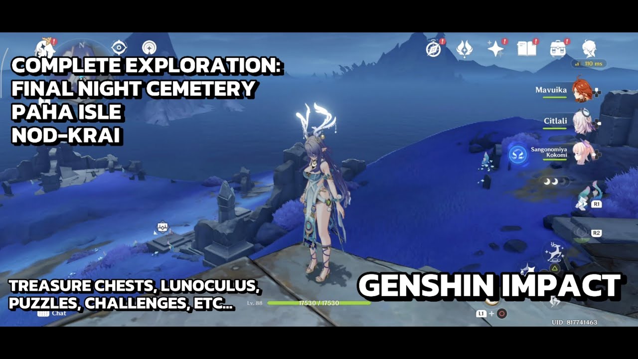 [Genshin Impact Exploration] Final Night Cemetery - Paha Isle, Nod-Krai ...