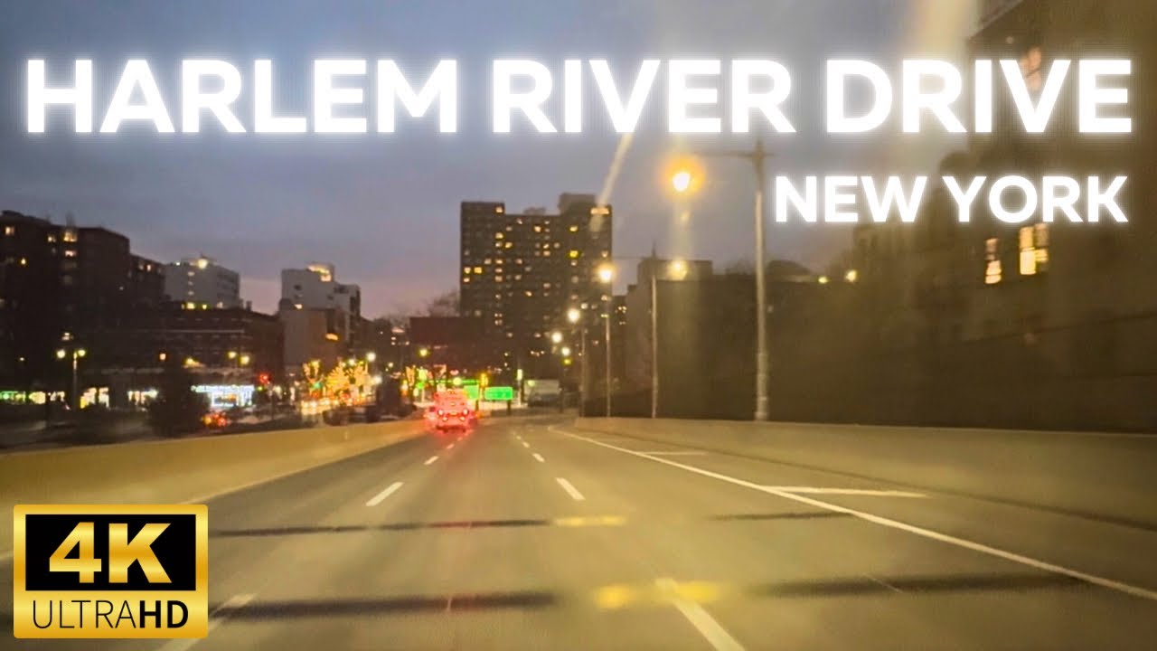 A (4K) Drive on the Harlem River Dr NYC! #driving #nyc #bronx #thebronx ...