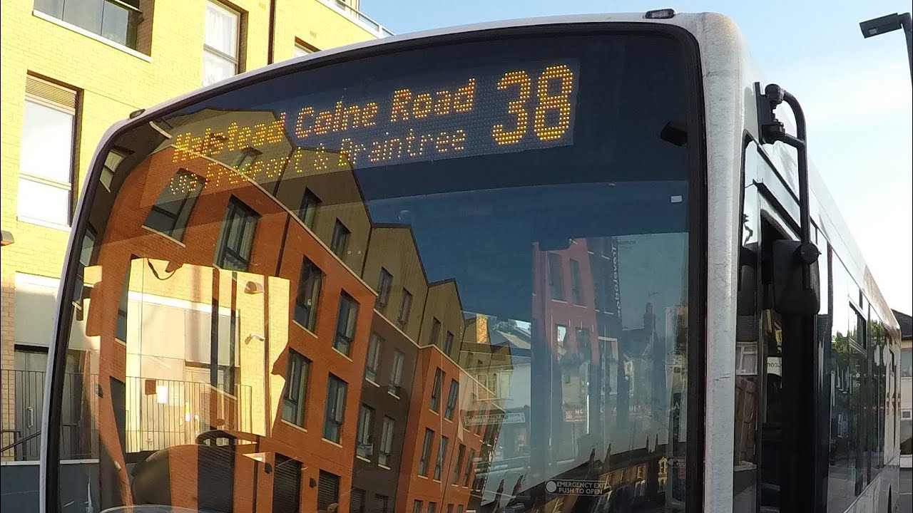 Stephensons of Essex Bus Route 38, Braintree to Halstead Bus Drivers ...