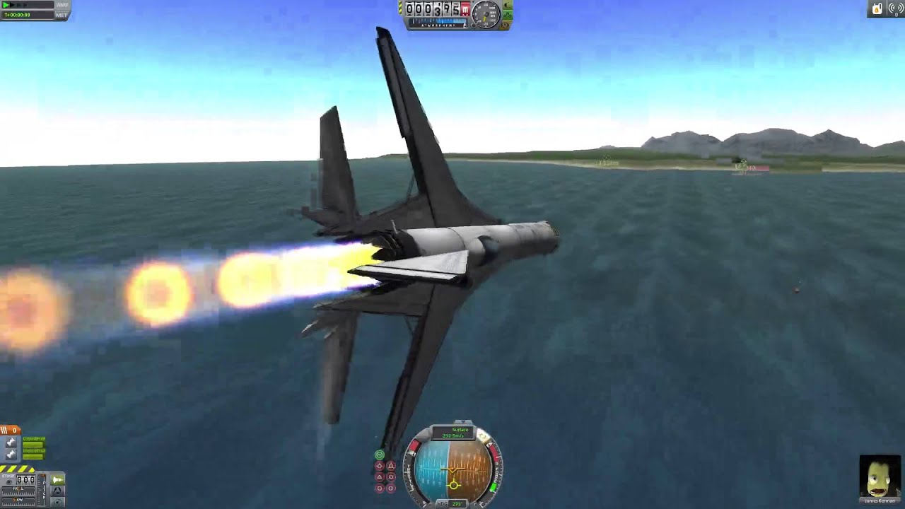KSP Fast Plane Goes Through VAB - YouTube