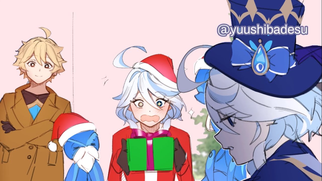 Furina Recibe Un Regalo Del Señor Santa Genshin Impact Harem Youtube