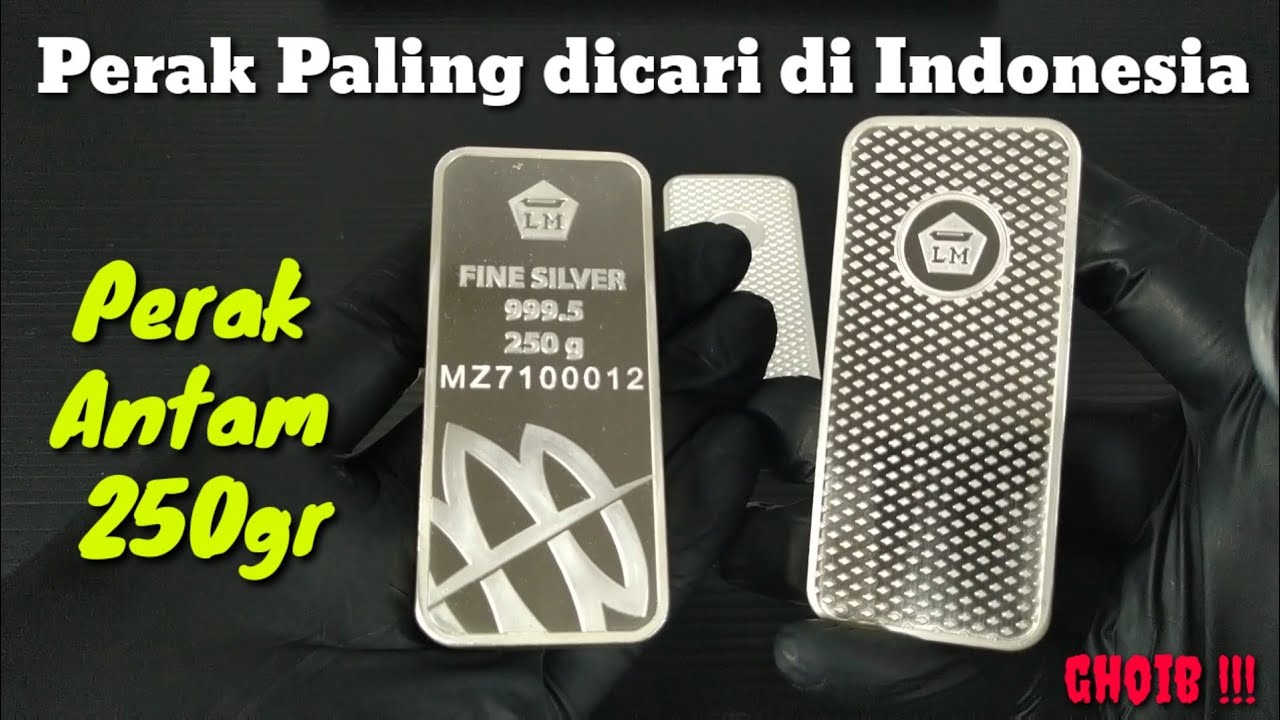 Perak Antam 250 gram Silver Bar - YouTube