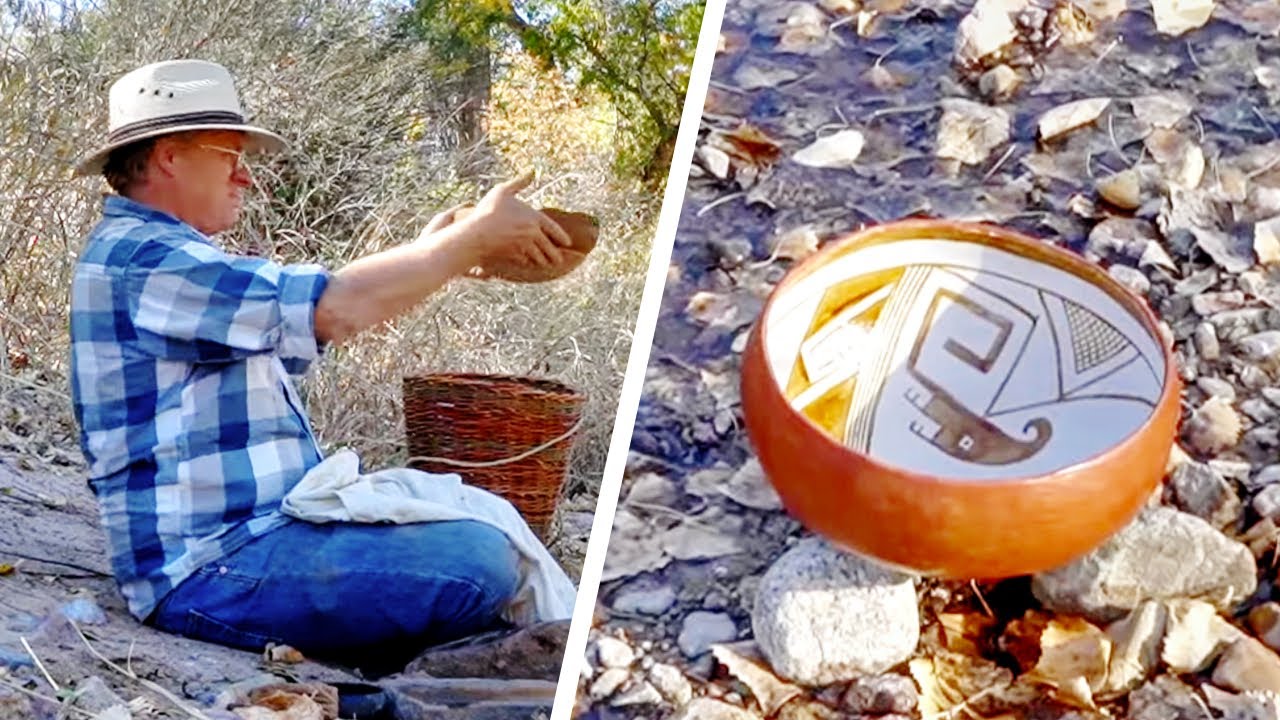 Making Pottery in Nature - YouTube