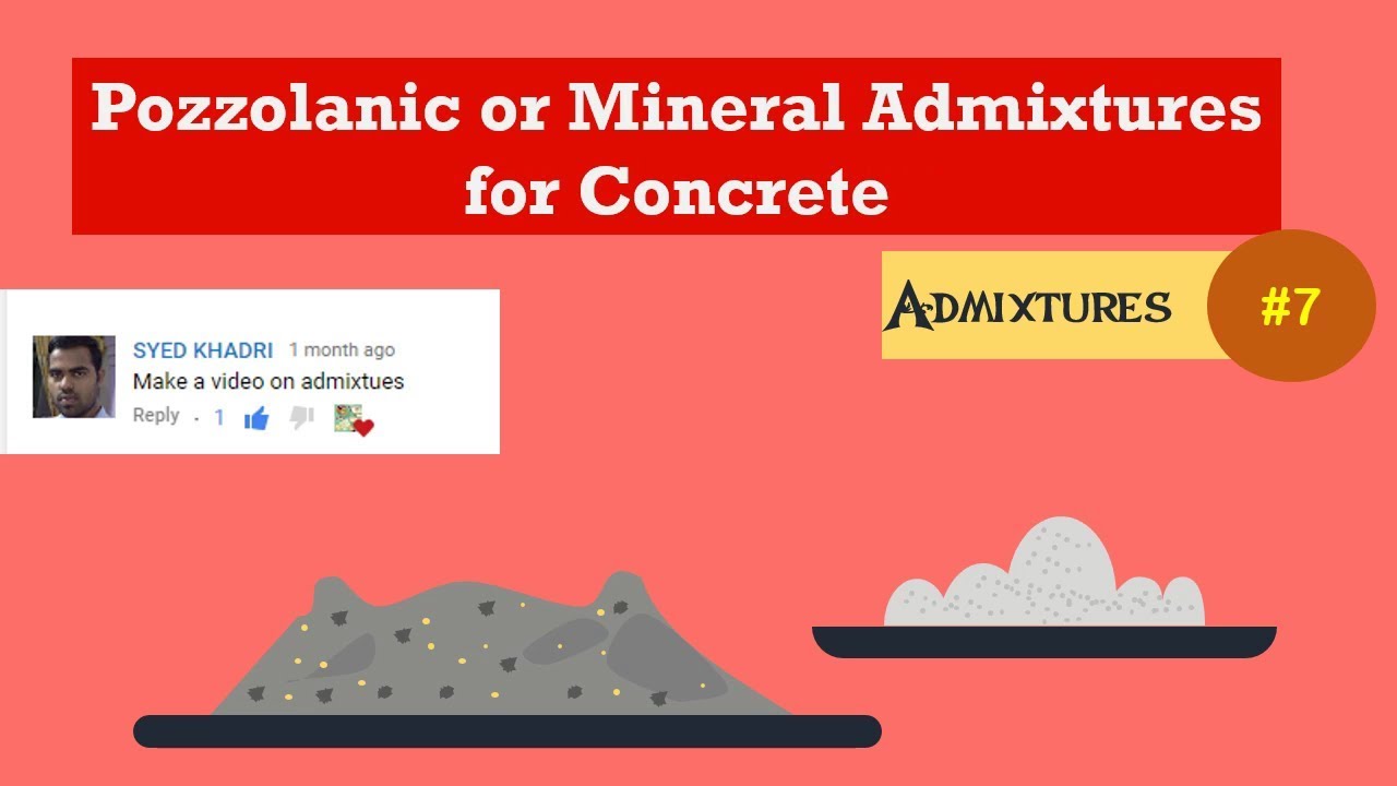 Pozzolanic or Mineral Admixtures for Concrete || Admixtures #7 - YouTube