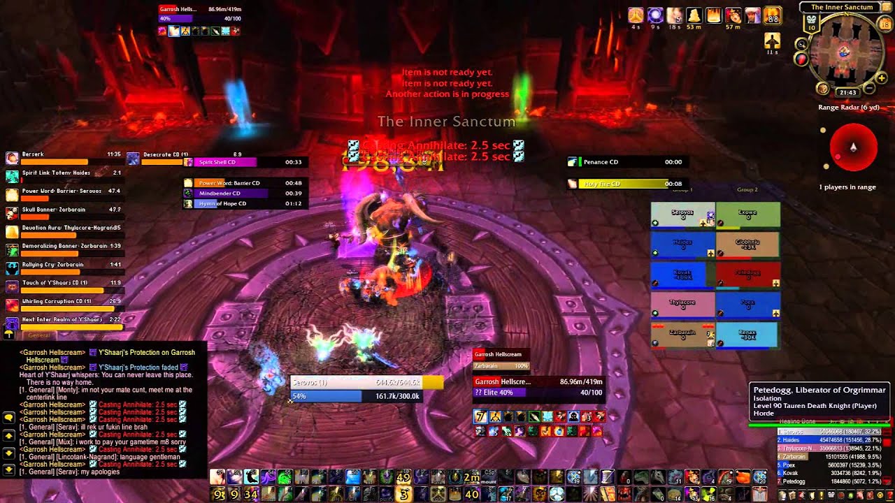 Isolation-Caelestrasz Garrosh 10m Normal - YouTube