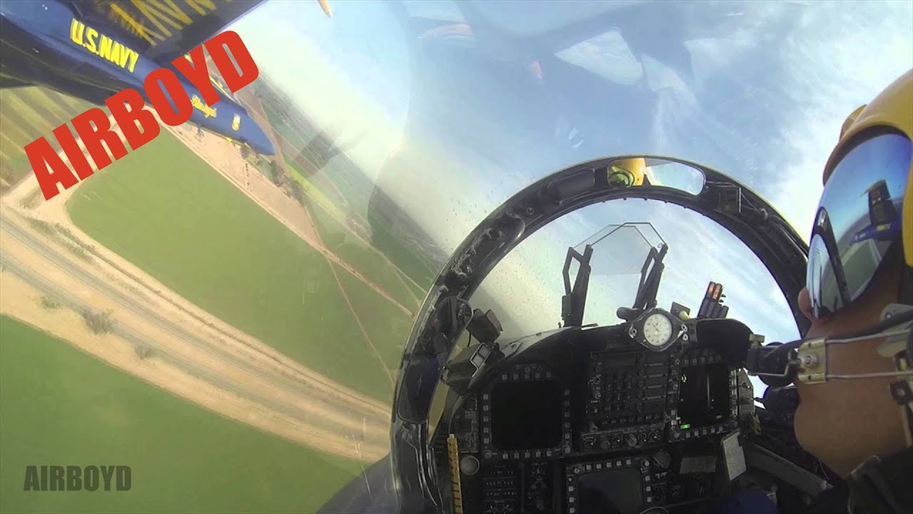 Blue Angels Solo Pilot View - YouTube