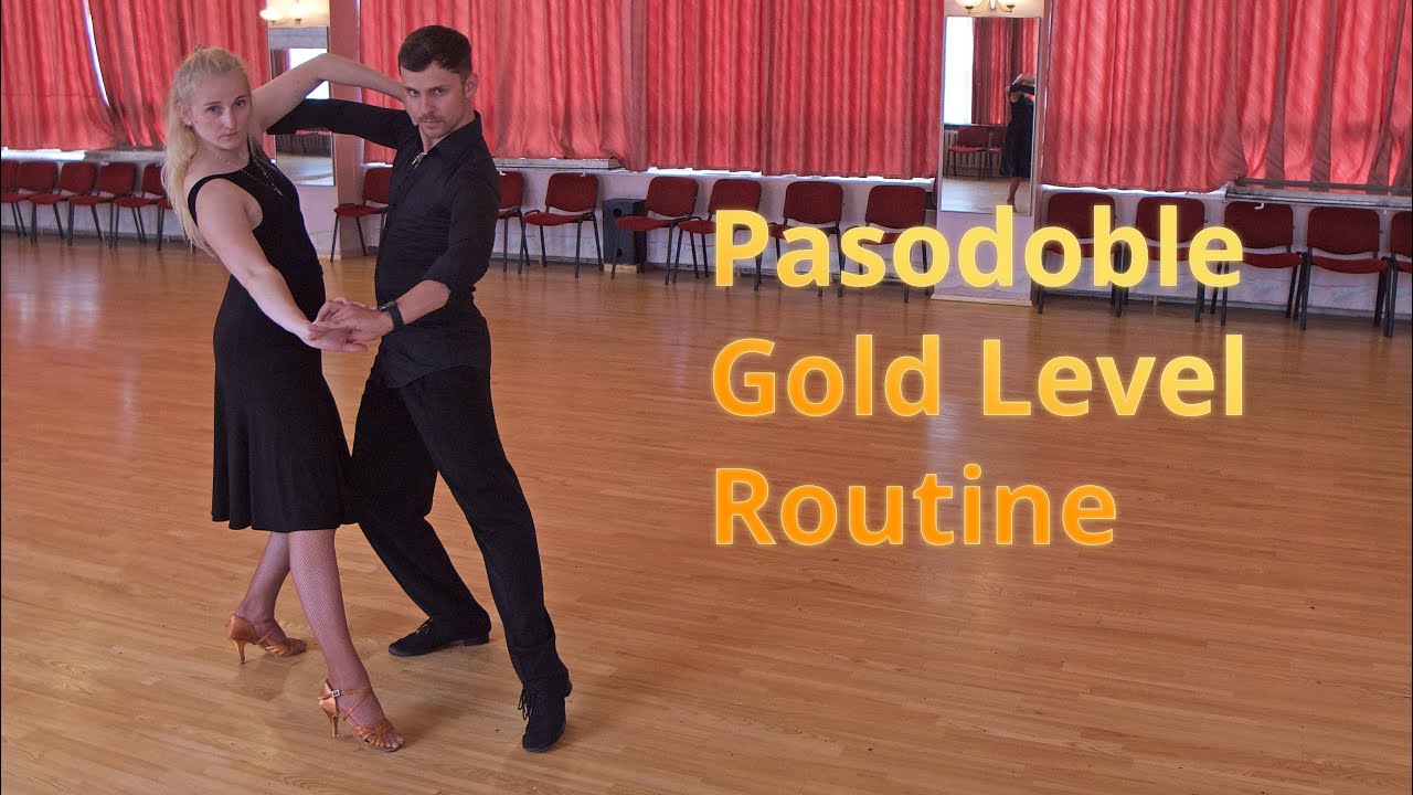 Paso Doble Gold Level Choreography | Drag, Syncopated Separation - YouTube