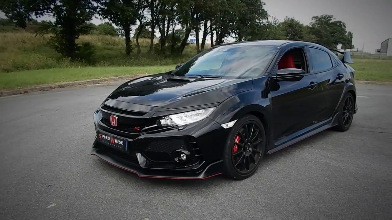 Honda Civic Type R - Exhaust Sound - Speed Noise - YouTube