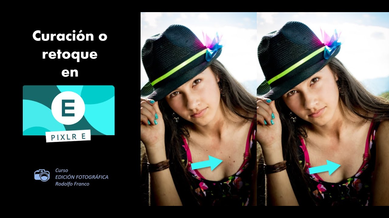 Tutorial PIXLR E - Curación o Retoque - YouTube