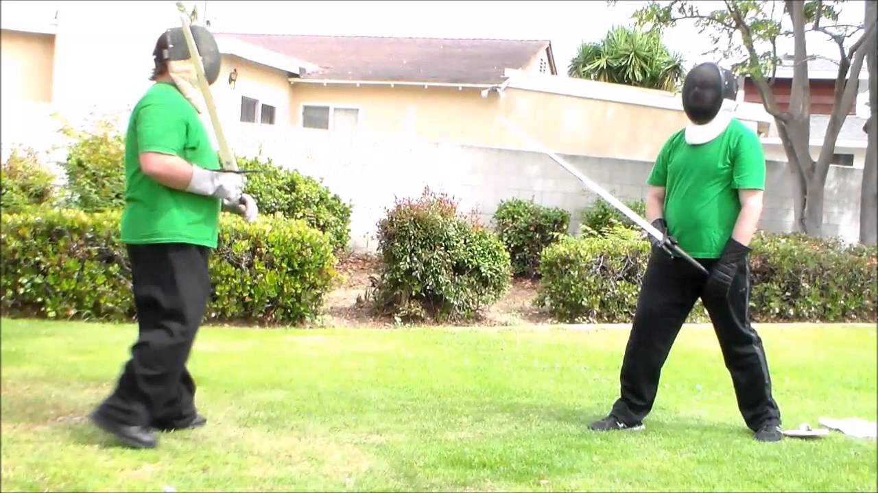 Combining di Grassi and Talhoffer Longsword Techniques - YouTube