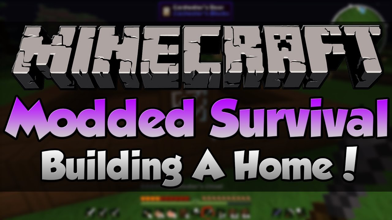 BUILDING A HOME! [Minecraft Modded Survival #3] [HD] - YouTube