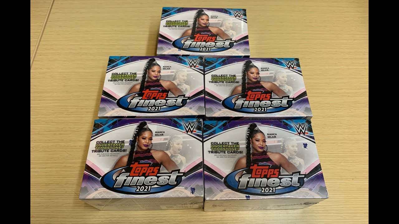 First Live Stream! WWE Topps Finest 2021 Blaster Boxes! - YouTube