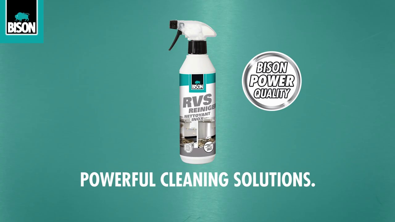Bison Stainless Steel Cleaner 500ML - YouTube