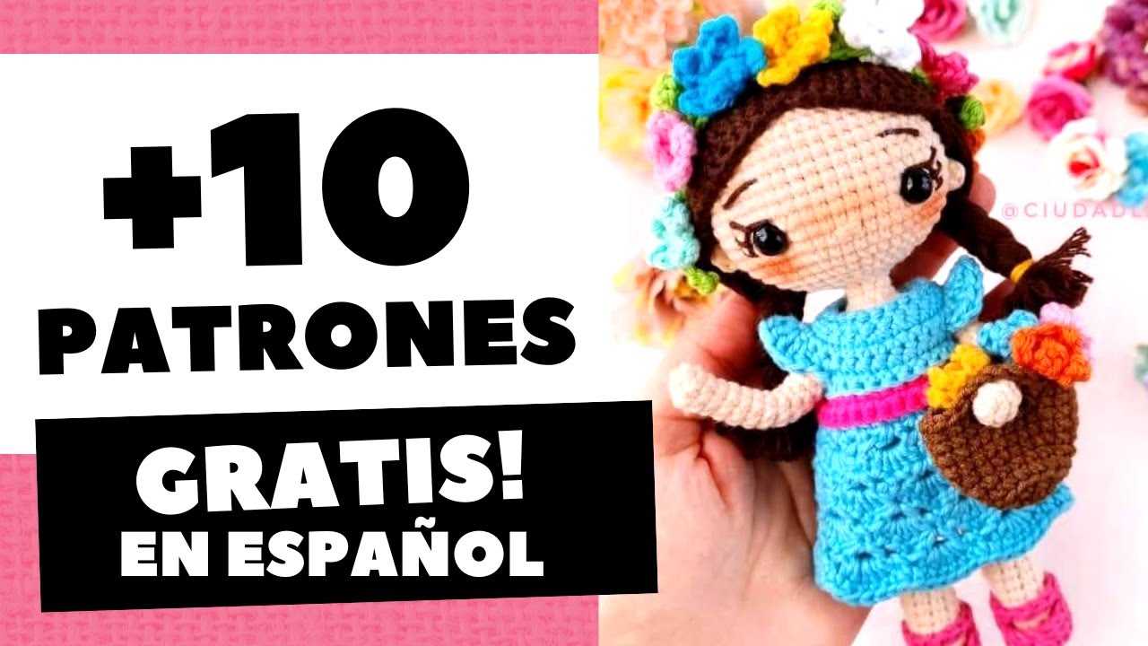 10 PATRONES DE AMIGURUMIS GRATIS EN ESPAÑOL!!! Parte 2 - YouTube