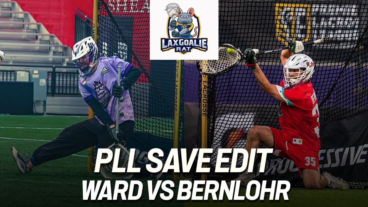 Dillon Ward (Waterdogs) vs Kyle Bernlohr (Whipsnakes) - PLL Save Edit ...