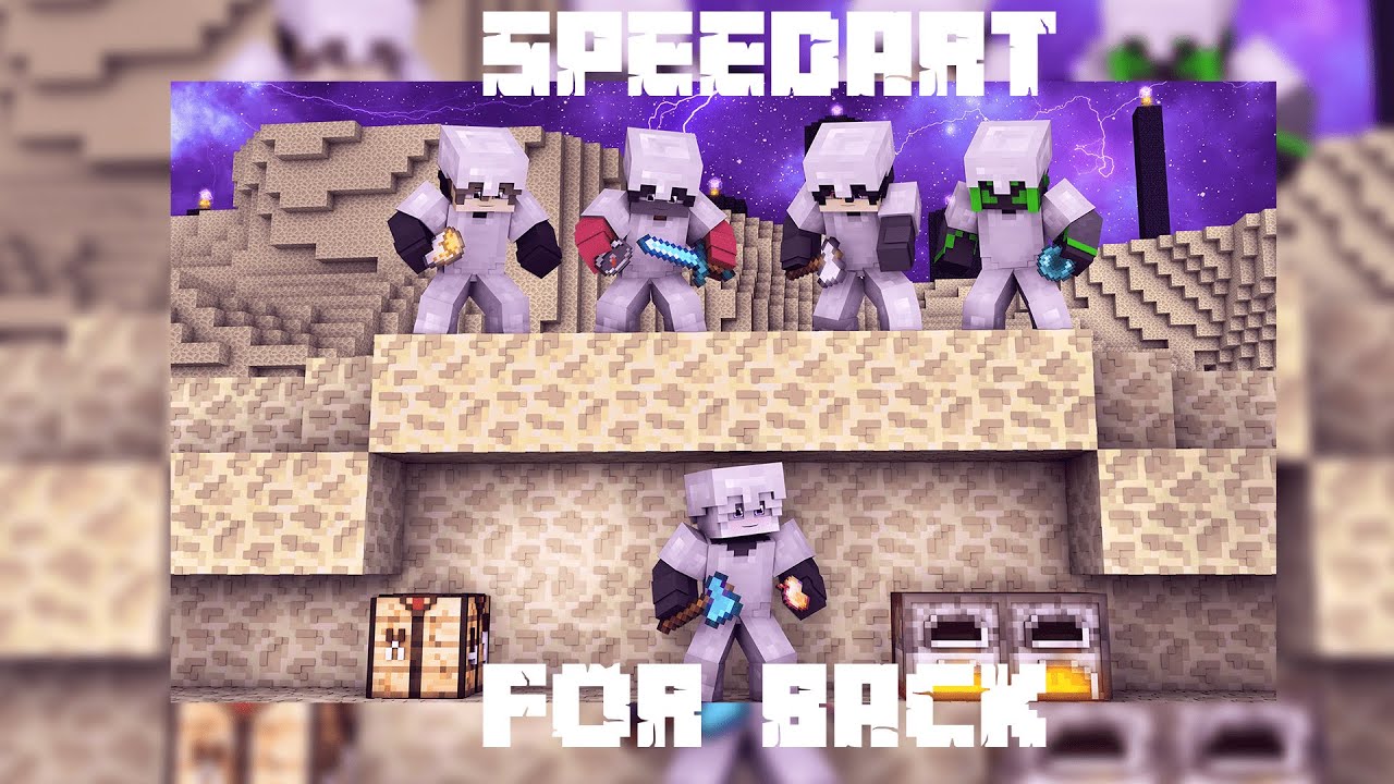 SPEEDART | MINECRAFT MANHUNT THUMBNAIL FOR @Back [ZVIERNIS] - YouTube