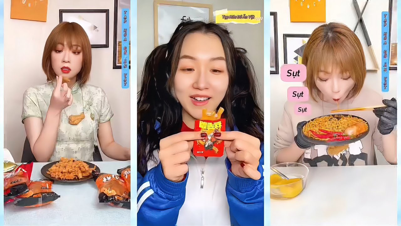 Tổng Hợp Mukbang Đồ Ăn Vặt Hay Nhất | Tạp Hóa Đồ Ăn Vặt P88 - YouTube