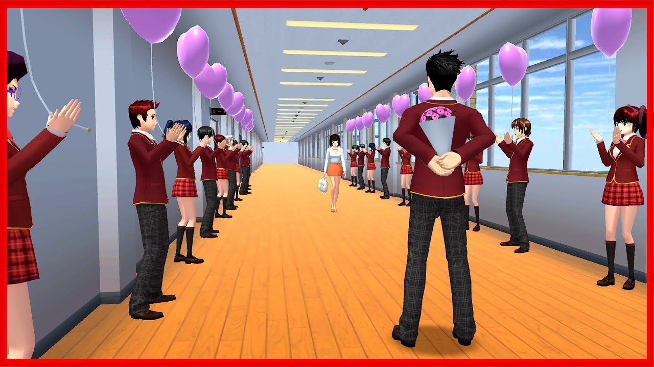 Love Story at Sakura School Simulator - YouTube